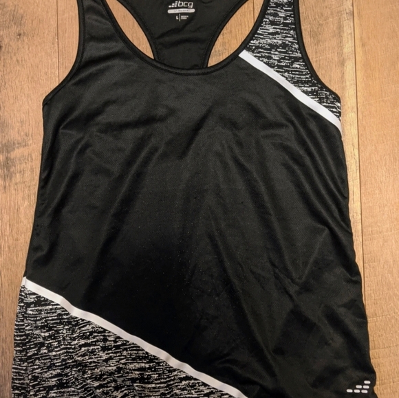 bcg | Tops | Bcg Black And Gray Athletic Tank Size Large | Poshmark